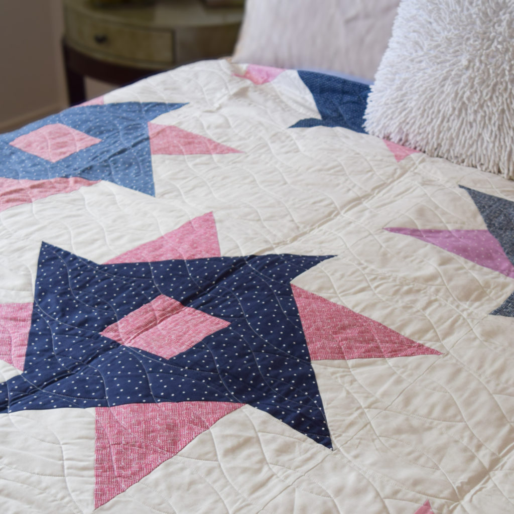 Love Patchwork & Quilting Peach Pinwheels Quilt - She Quilts Alot